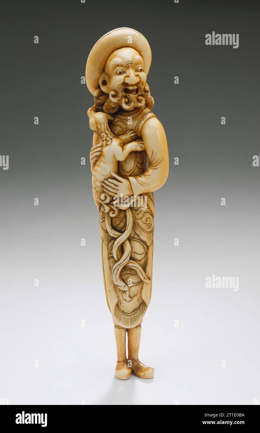 Dutchman Holding Dog, 18th century Stock Photo - Alamy