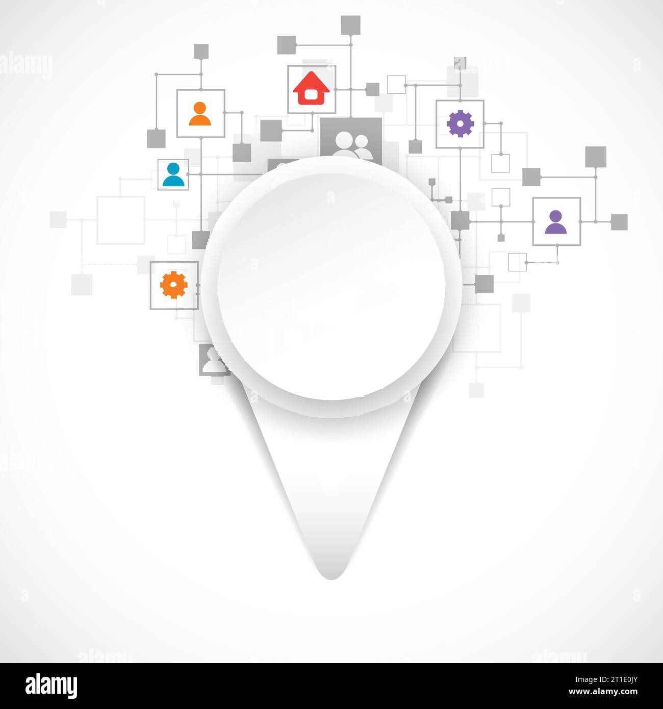 Abstract technology color pointer. Vector illustration Stock Vector ...