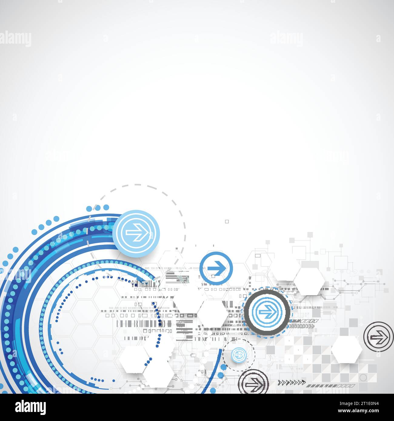 Abstract blue business science or technology background. Vector Stock ...