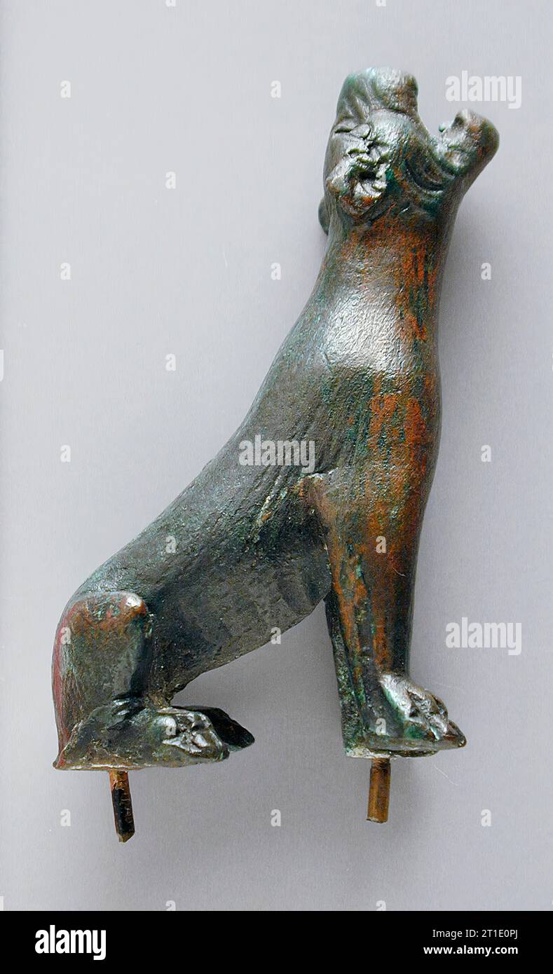 Howling Lion, 1st century B.C.-A.D. 2nd century Stock Photo - Alamy