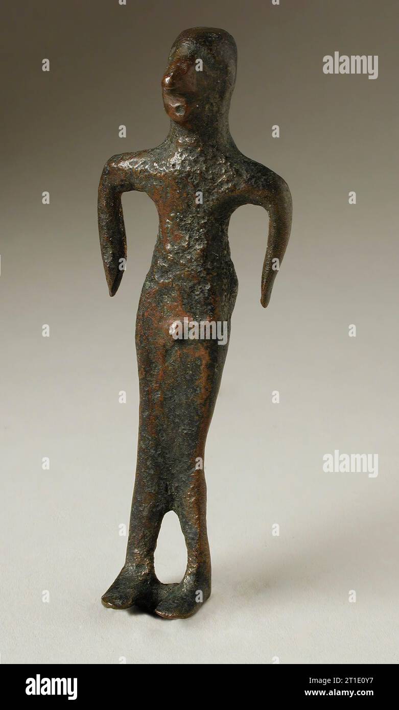 Male Figure, 6th century BC Stock Photo - Alamy