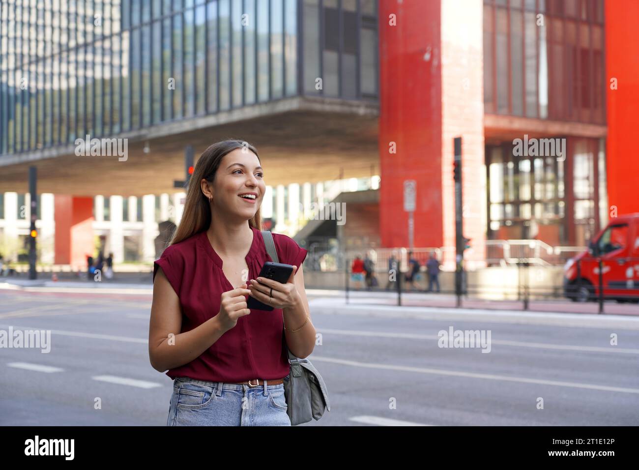 Hail a bus hi-res stock photography and images - Alamy