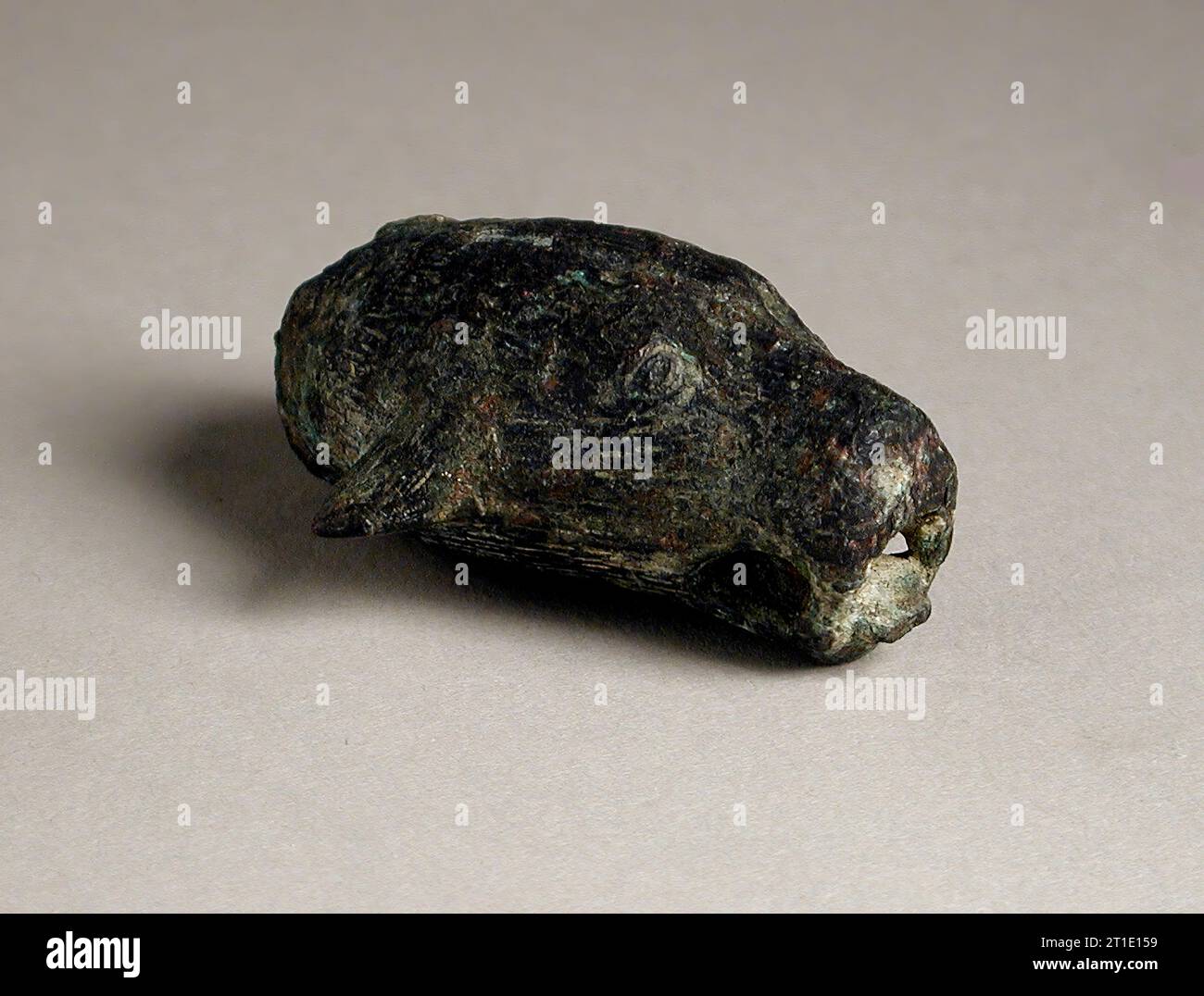 Feline Head Figurine, Roman Period (30 BCE-395 CE) or later Stock Photo ...