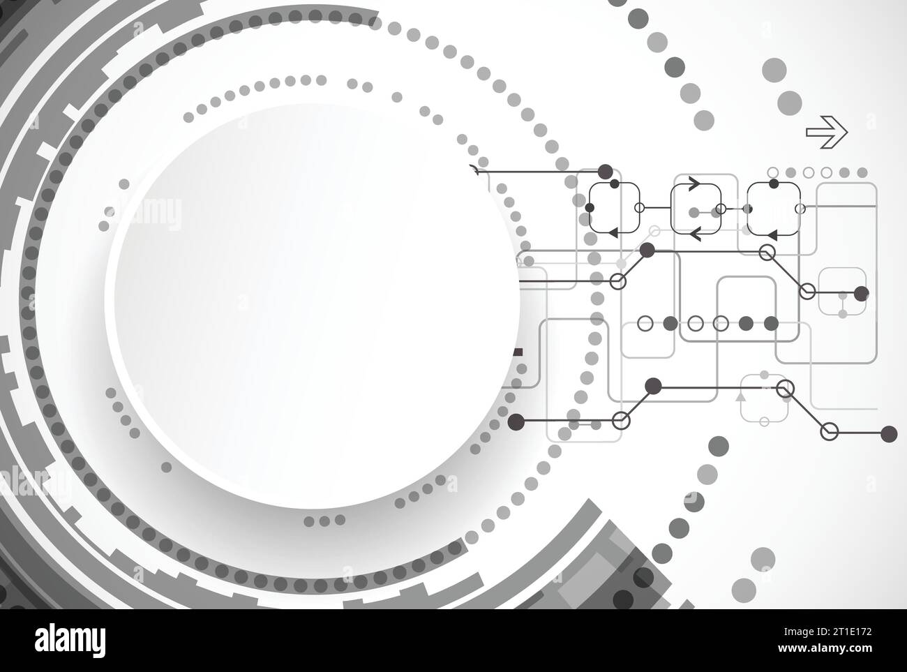 Abstract modern technology background. Vector Stock Vector Image & Art ...