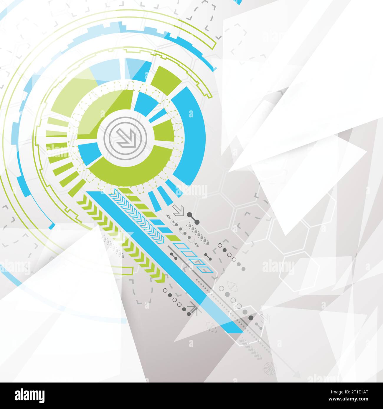 Abstract geometry technology background. Vector Stock Vector Image ...