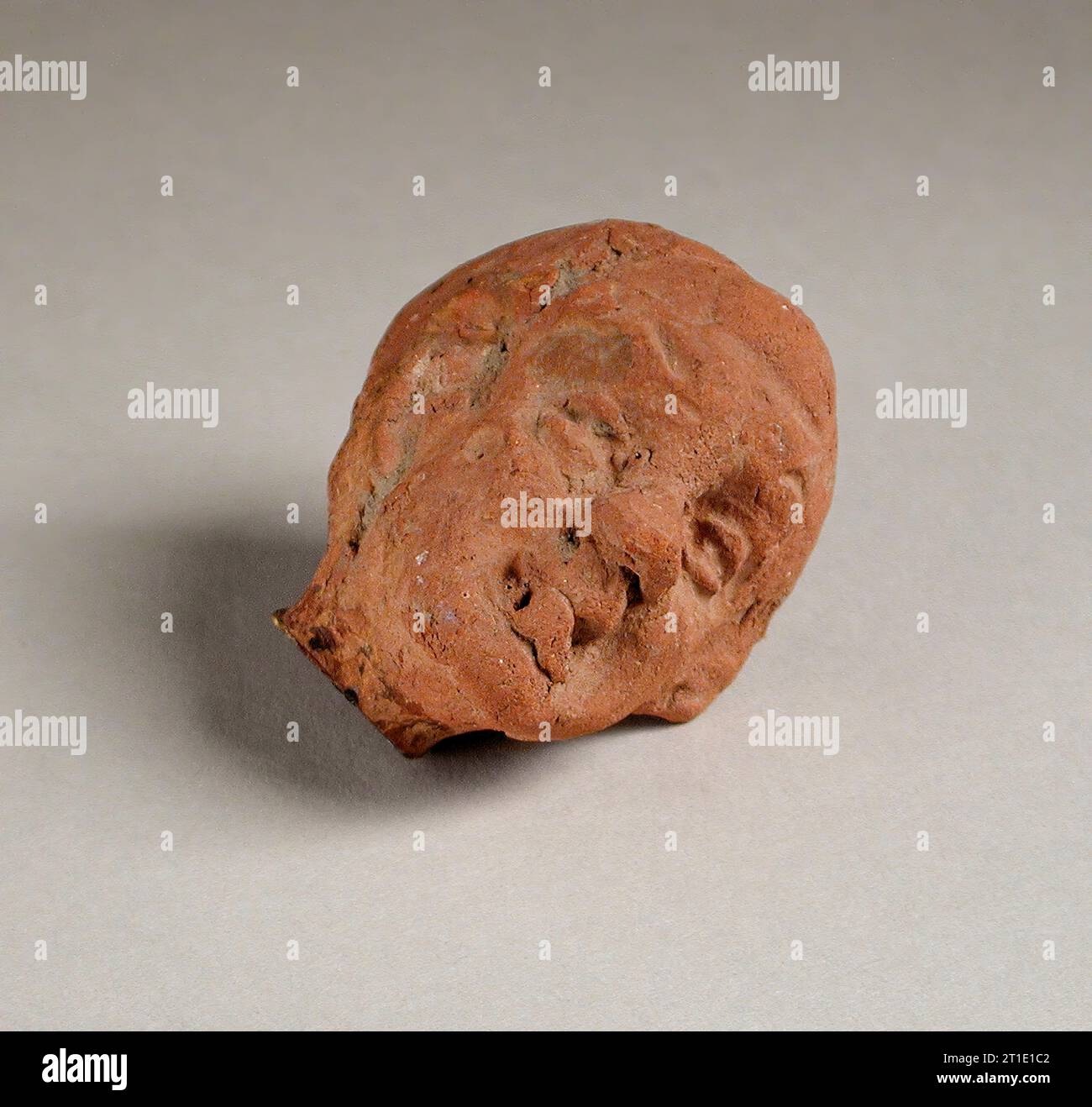 Human Head, Ptolemaic Period-Byzantine Period (332 BCE-641 CE Stock ...