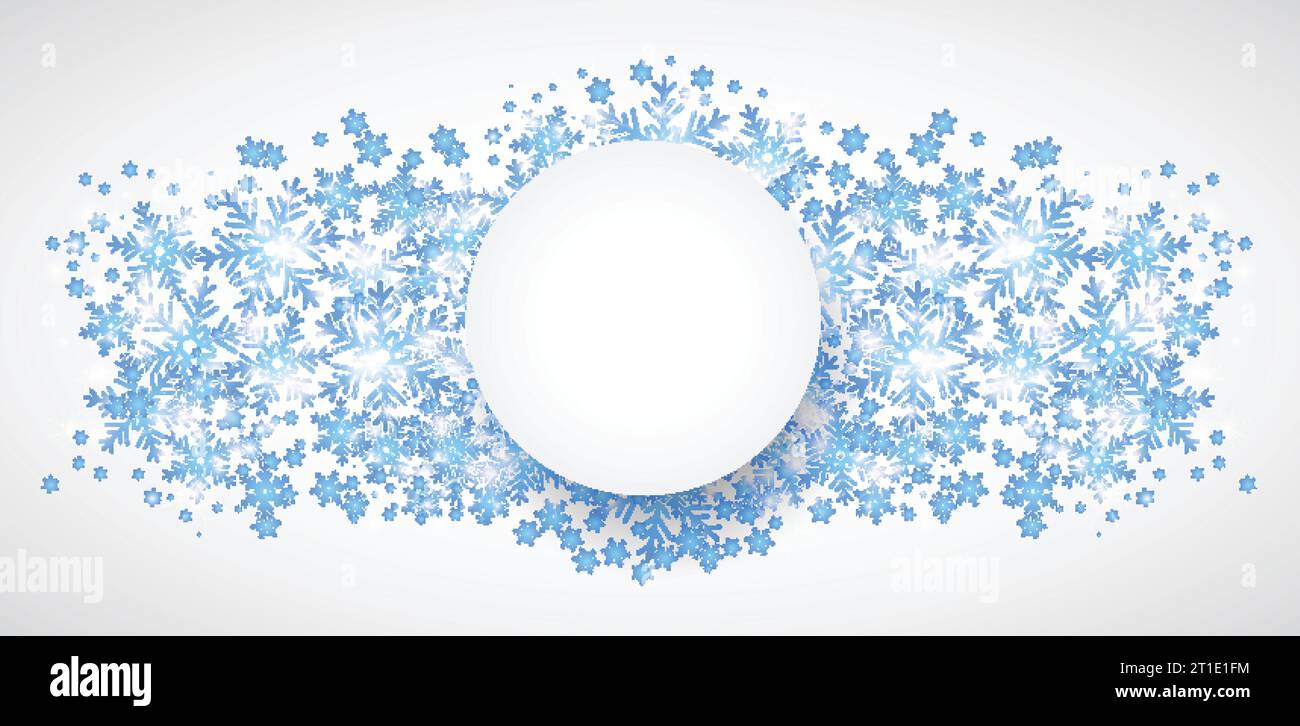 Snow fall. Holiday winter theme background. Vector Stock Vector Image ...