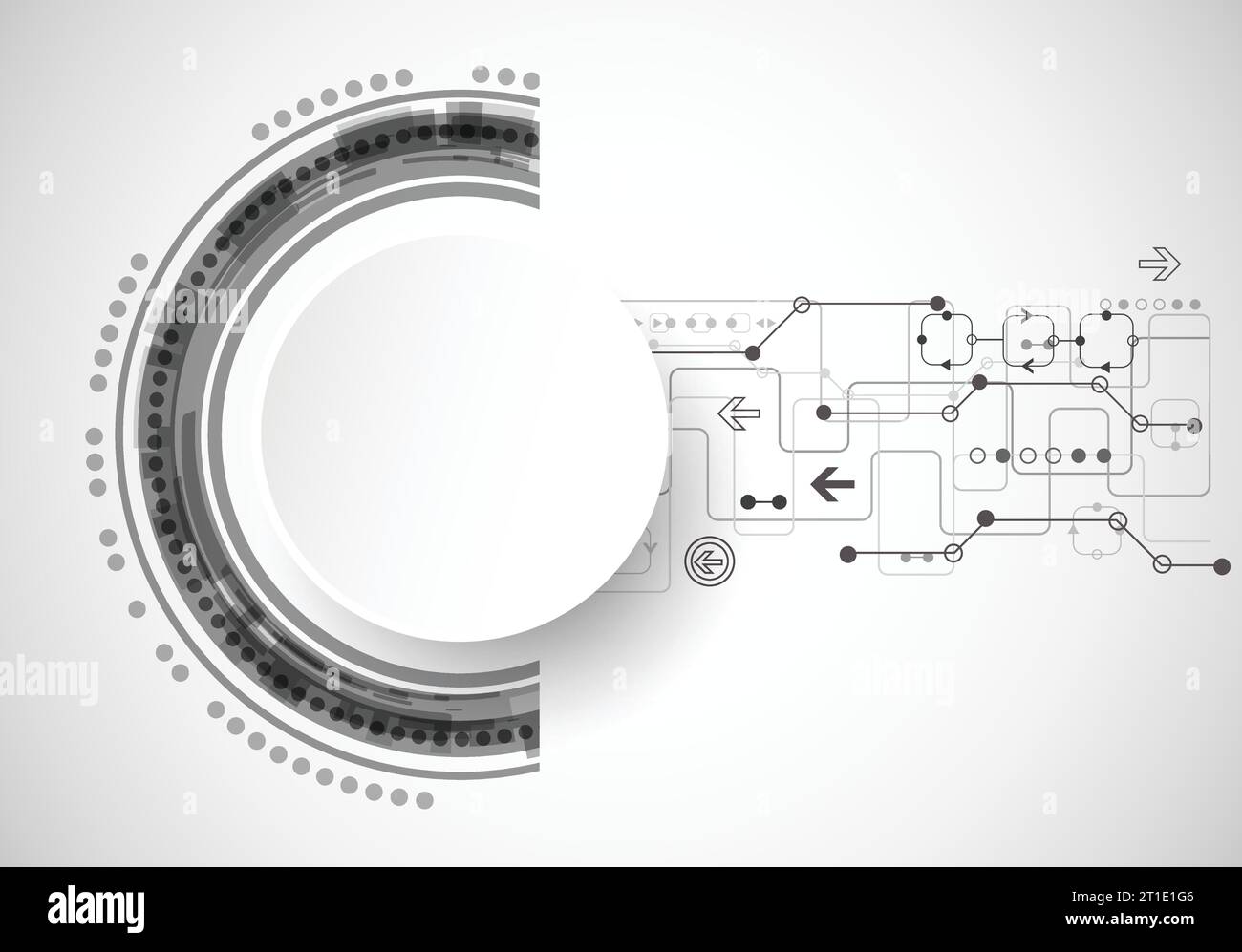 Abstract modern technology background. Vector Stock Vector Image & Art ...