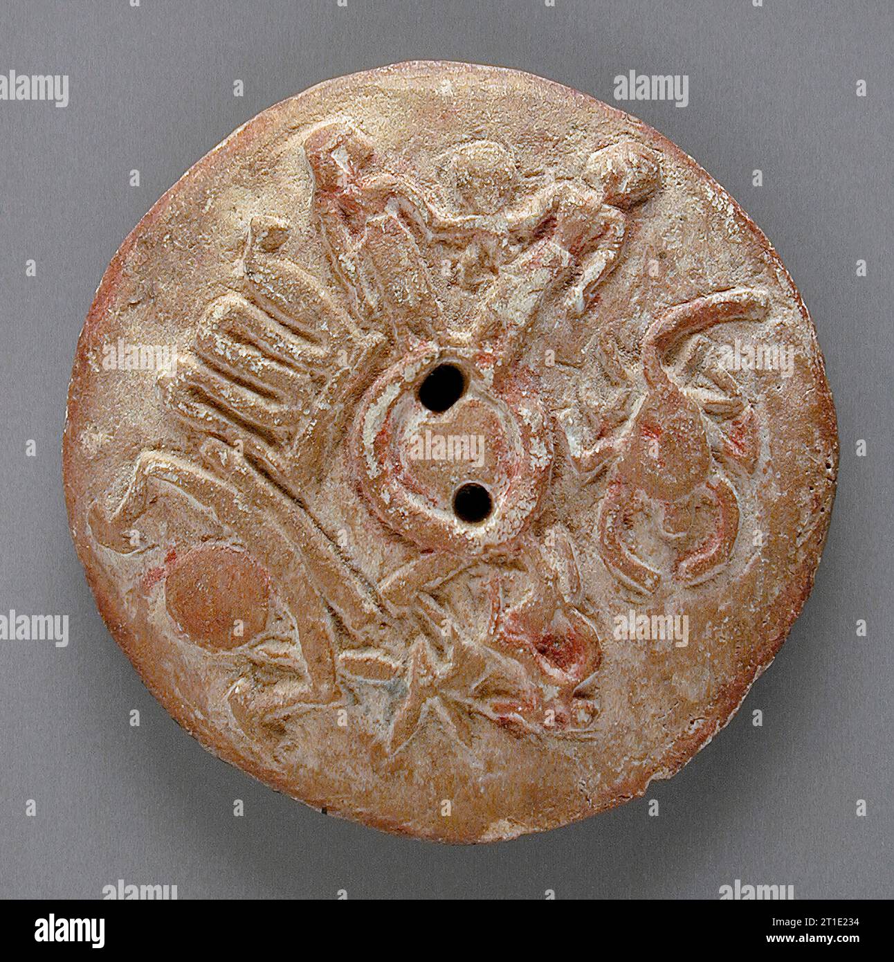 Astrological Disc (image 1 of 3), 30th Dynasty-Ptolemaic Period (332-31 ...