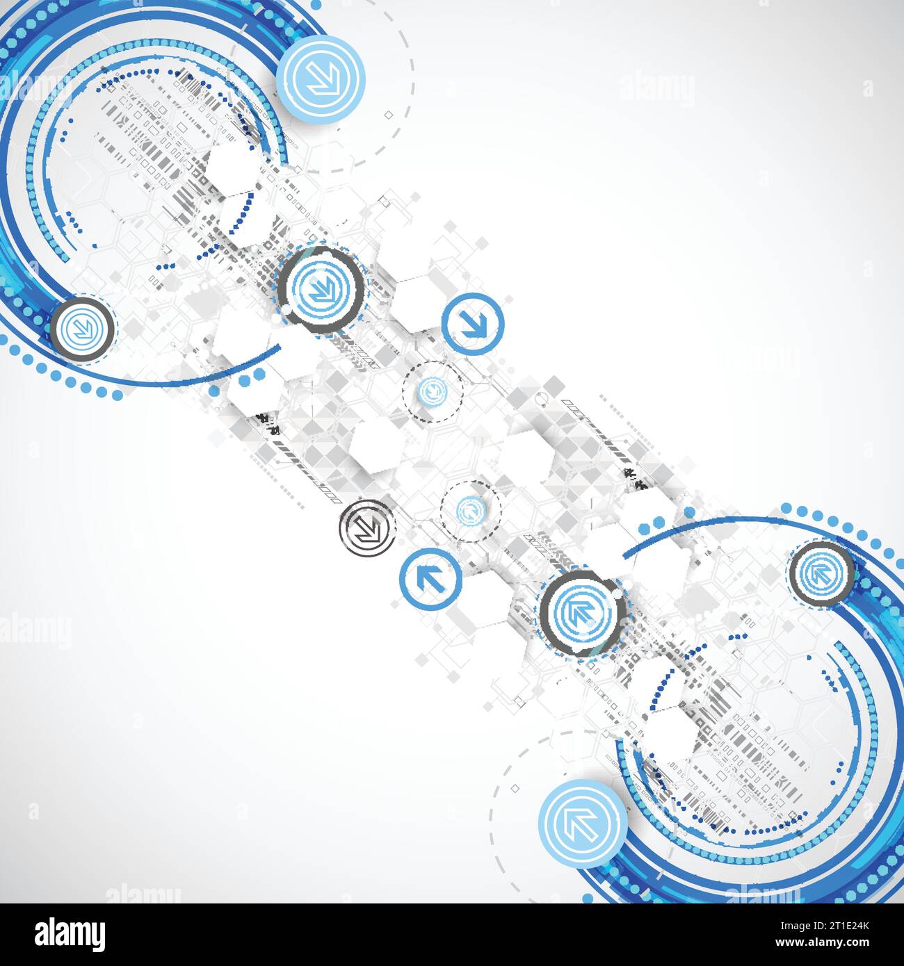 Abstract blue business science or technology background. Vector Stock ...