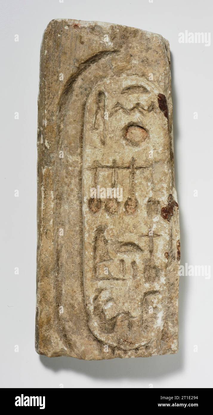 Limestone Fragment with Cartouche of Neferneferuaten Nefertiti, New ...