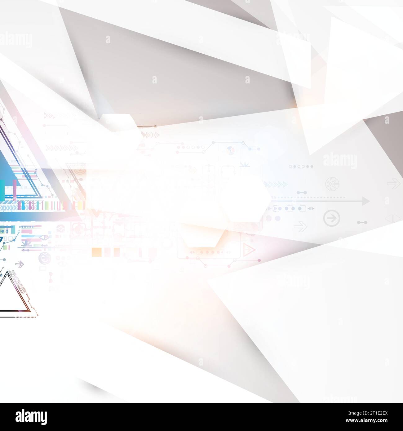 Abstract technology business background. Vector Stock Vector Image ...