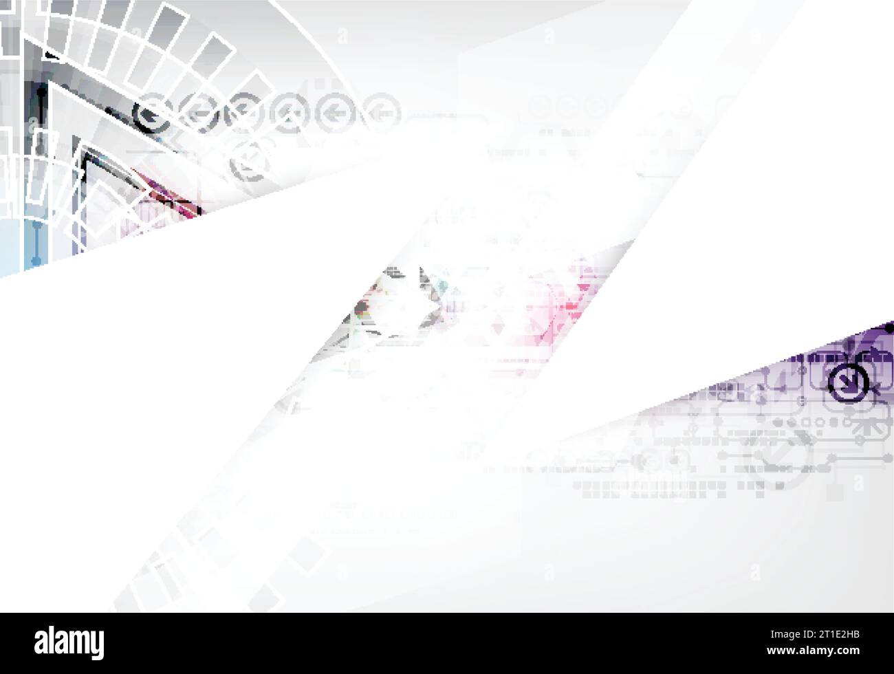 Color design layout. Abstract technology project. Vector illustration ...