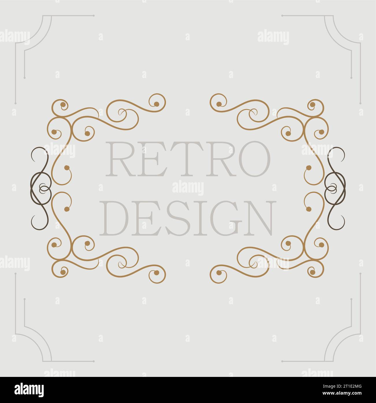 Vector vintage decorative frames. Retro design Stock Vector Image & Art ...