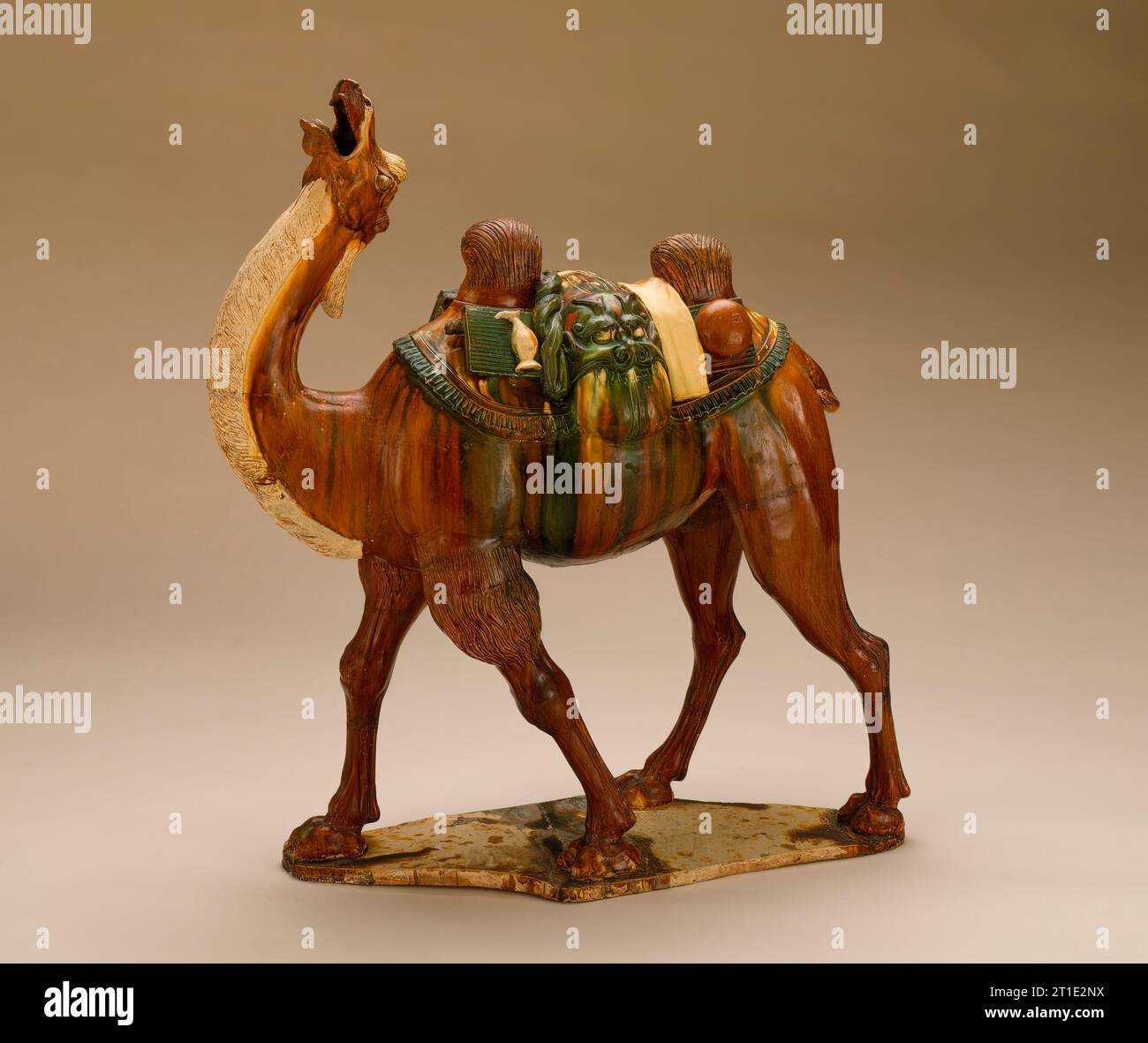Funerary Sculpture of a Bactrian Camel, between c.700 and c.800 Stock ...