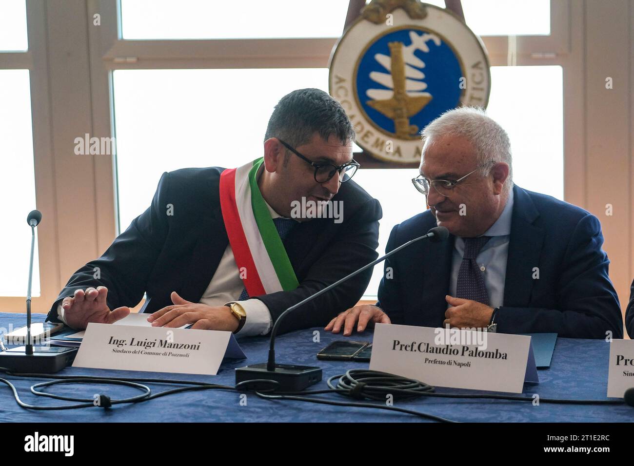 Italy: Campi Flegrei The Prefect of Naples Claudio Palomba and the ...