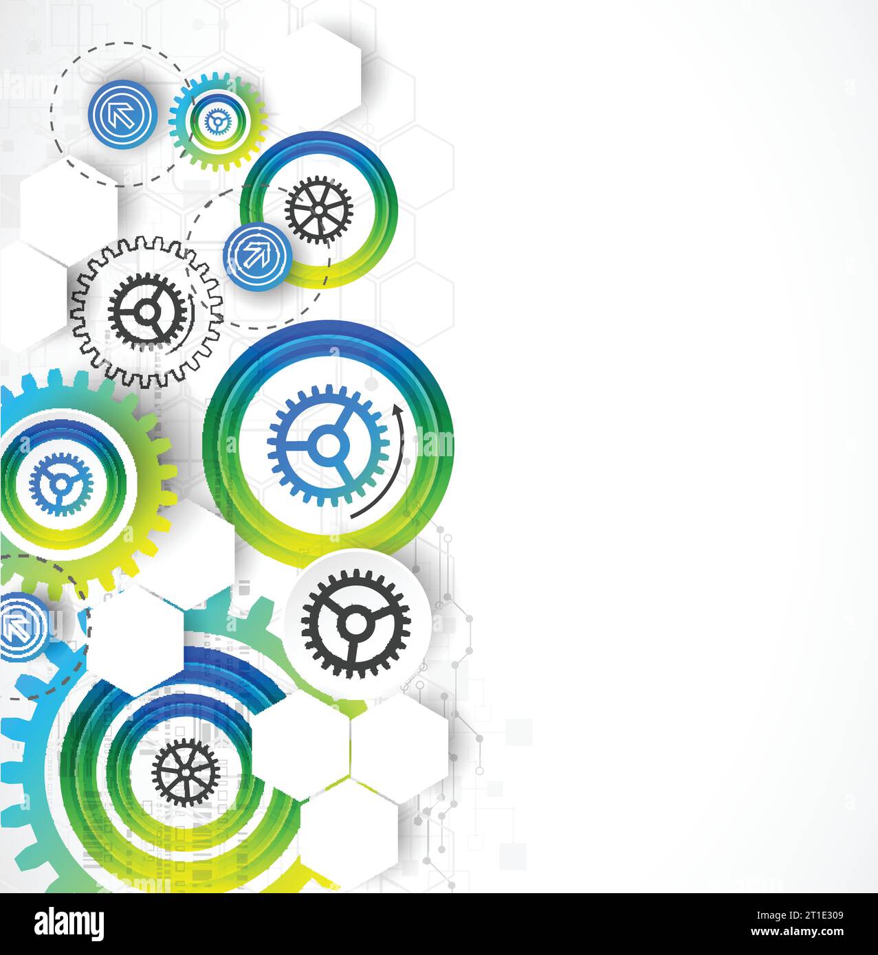 Abstract technology business template background. Vector illustration ...