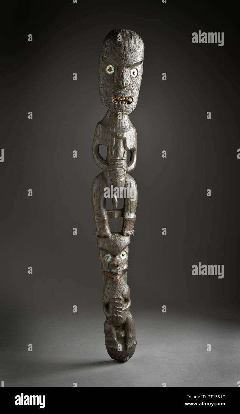 Gable Peak Figure (teko teko) (image 1 of 2), c.1800 Stock Photo - Alamy