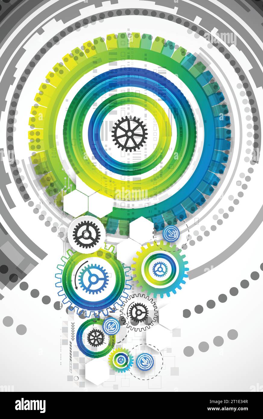 Abstract technology business template background. Vector illustration ...