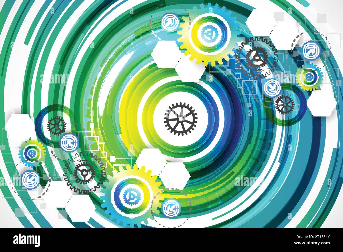 Abstract technology business template background. Vector illustration ...