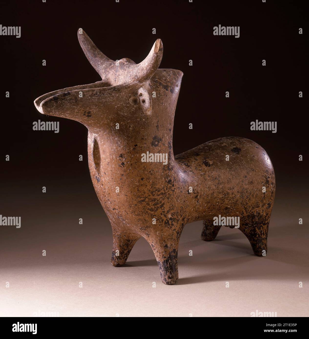 Zoomorphic Vessel (Bull) (image 1 of 3), between c.1350 and c.1000 B.C ...