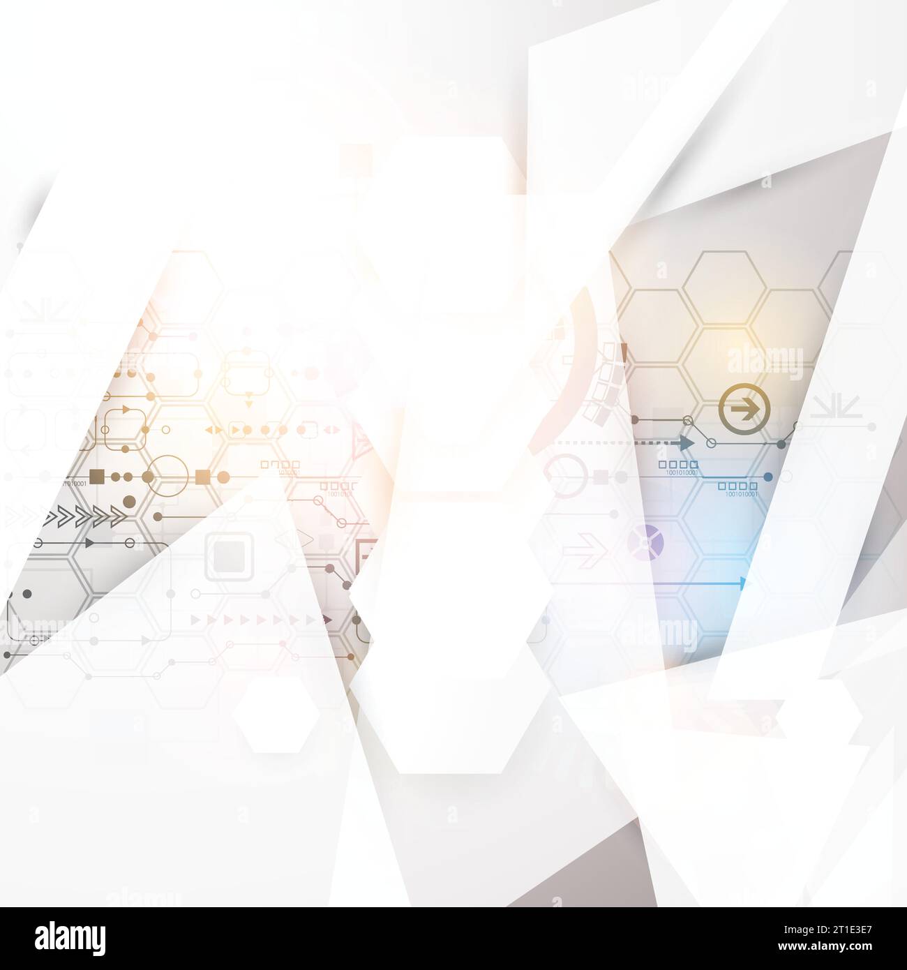 Abstract technology business background. Vector Stock Vector Image ...