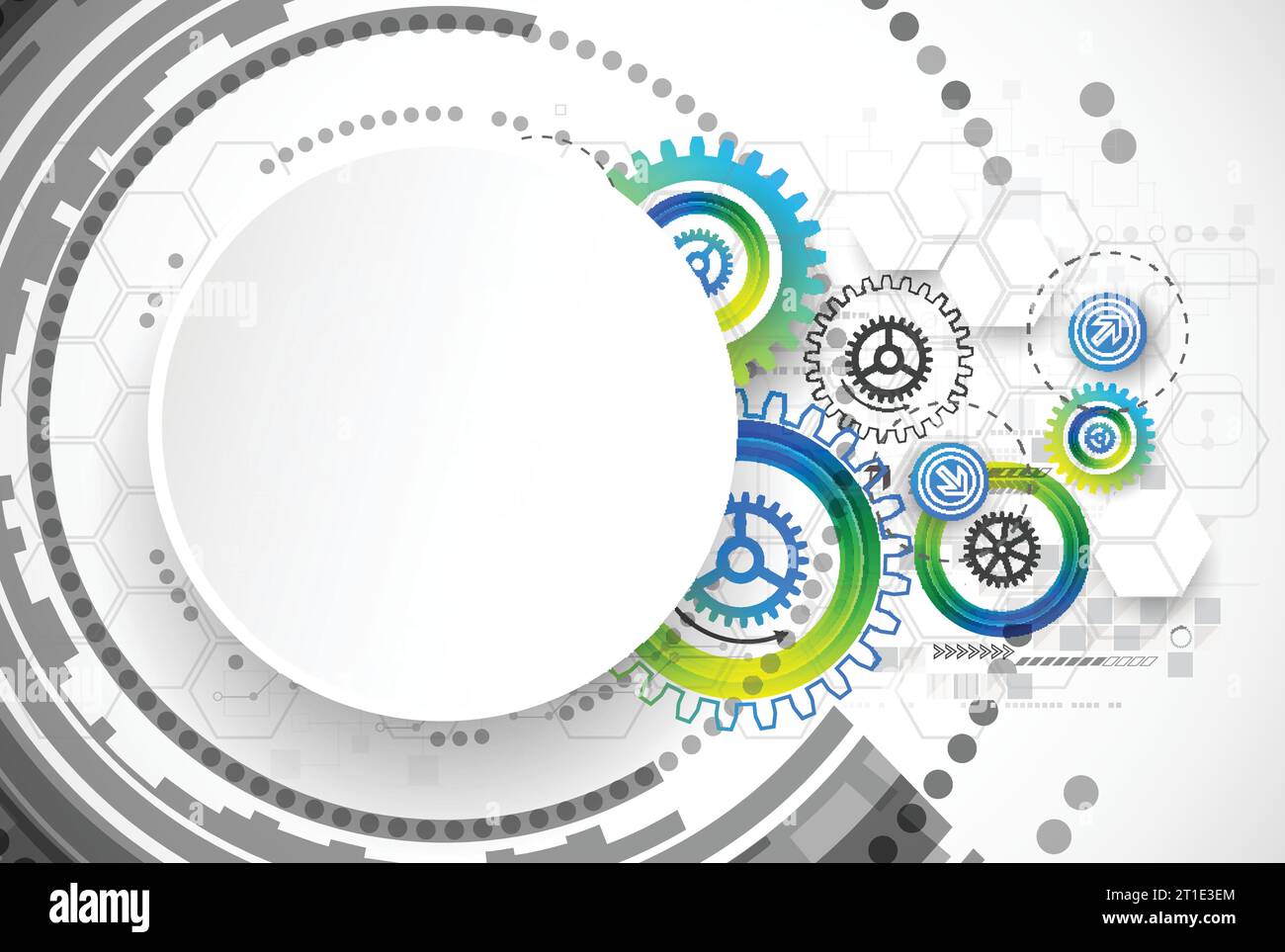 Abstract technology business template background. Vector illustration ...