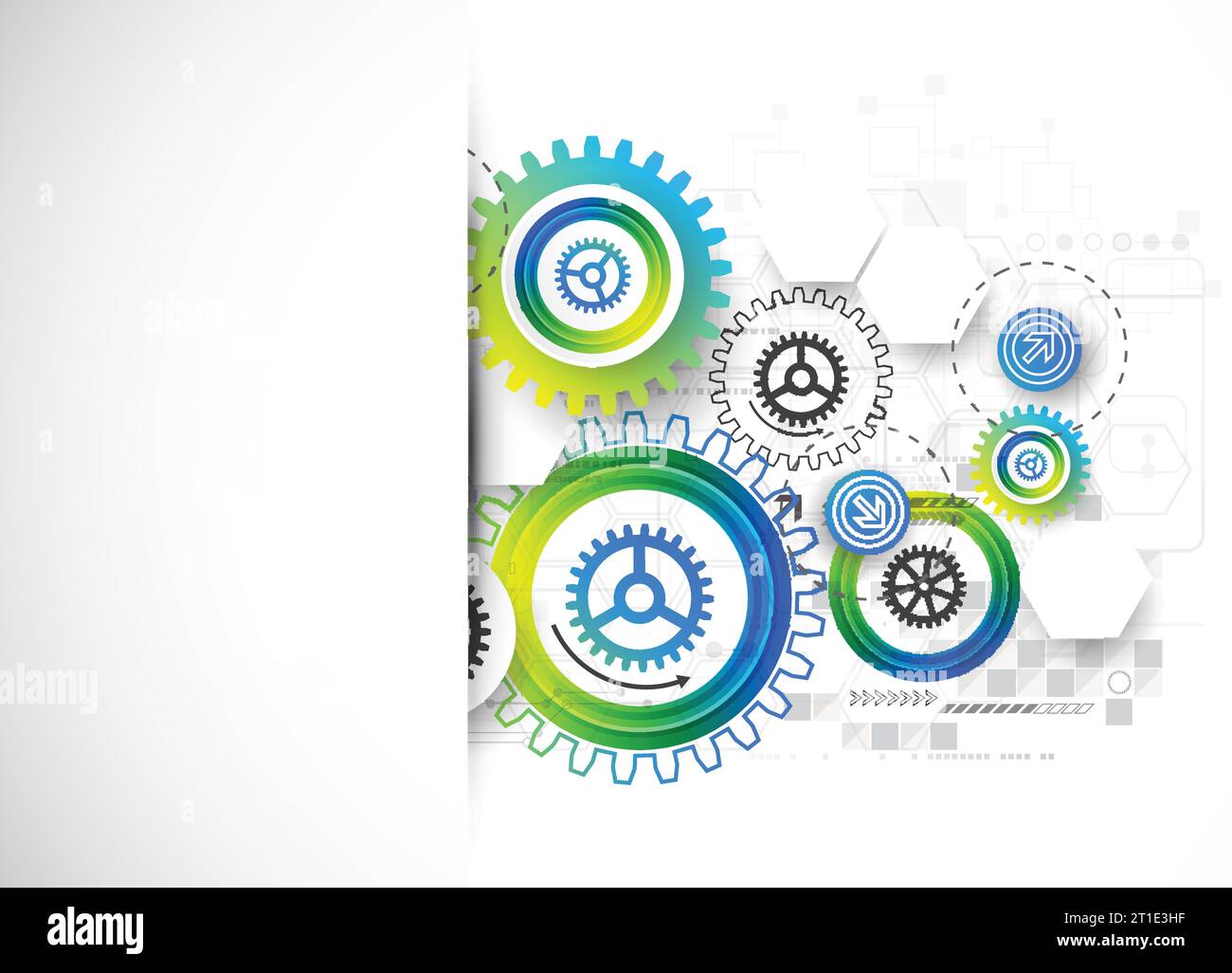 Abstract technology business template background. Vector illustration ...