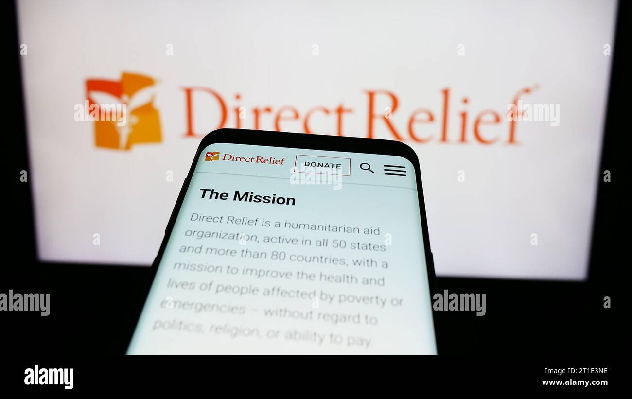 Direct relief logo hi-res stock photography and images - Alamy