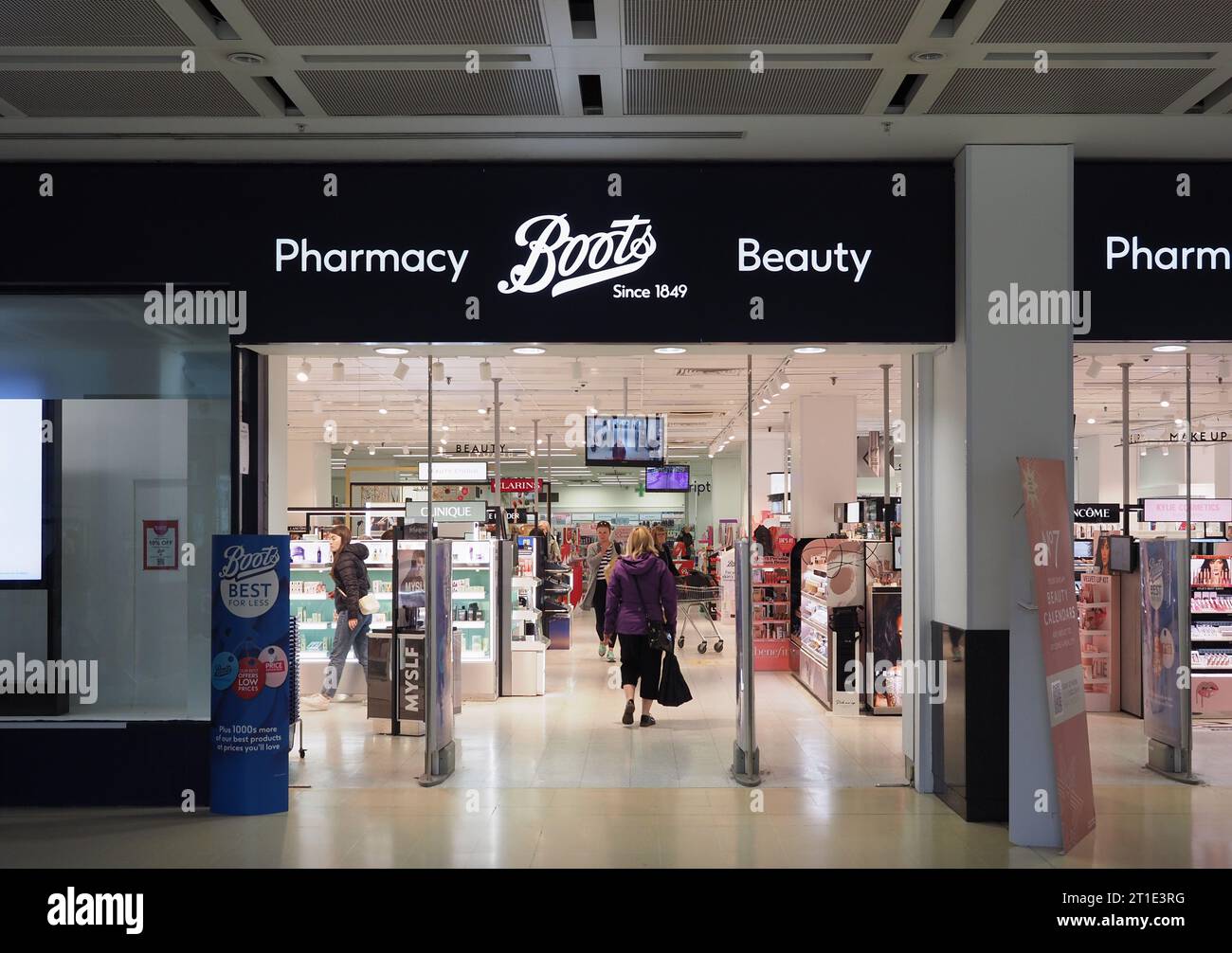 INVERNESS, UK - SEPTEMBER 13, 2023: Boots pharmacy storefront sign ...