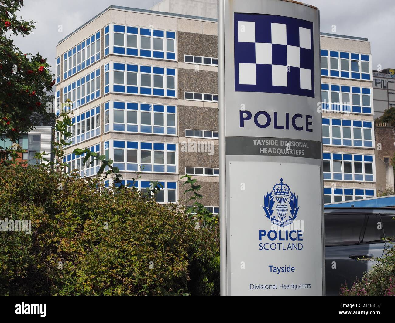 DUNDEE, UK - SEPTEMBER 12, 2023: Police Scotland Tayside divisional ...