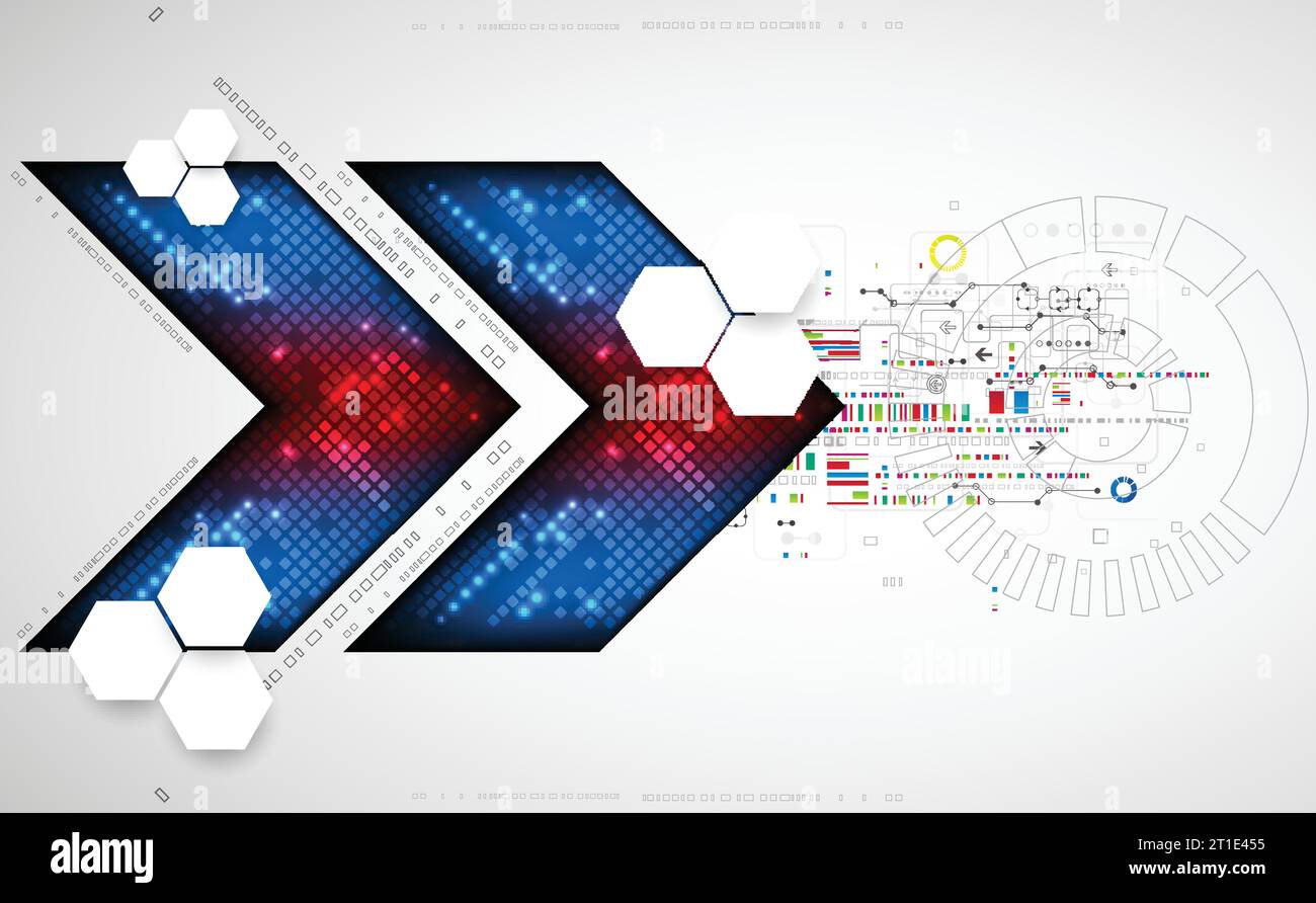 Abstract square technology background. Vector Stock Vector Image & Art ...