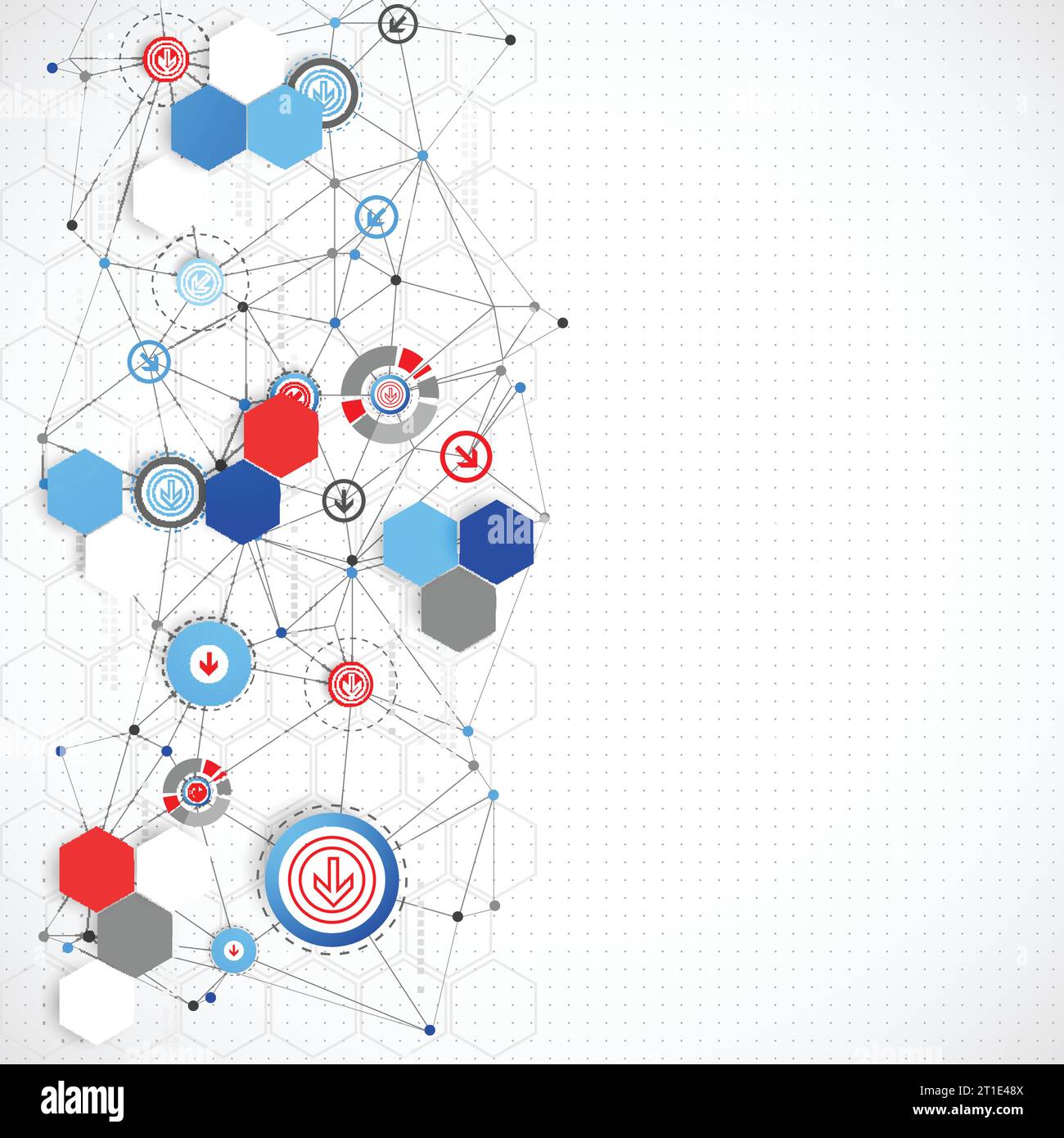 Abstract geometry technology background. Vector Stock Vector Image ...