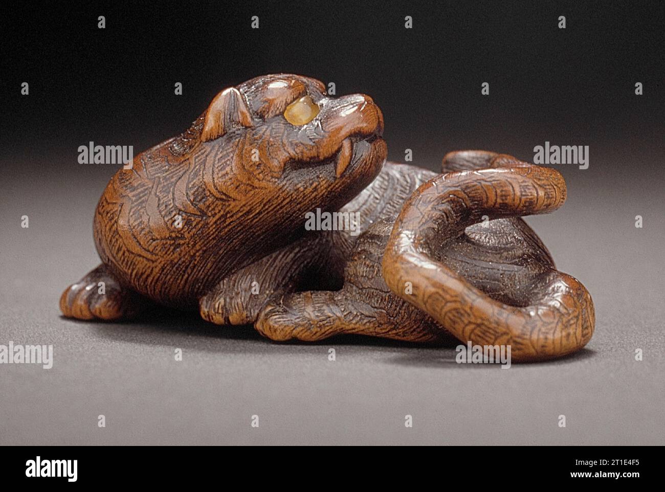 Lurking Tiger, c.1800 Stock Photo - Alamy