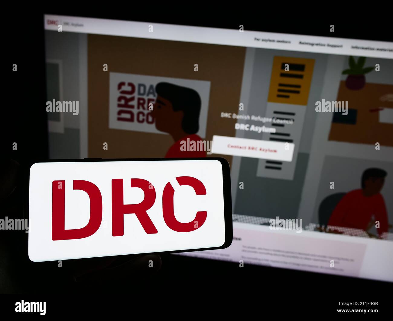 Danish refugee council logo hi-res stock photography and images - Alamy