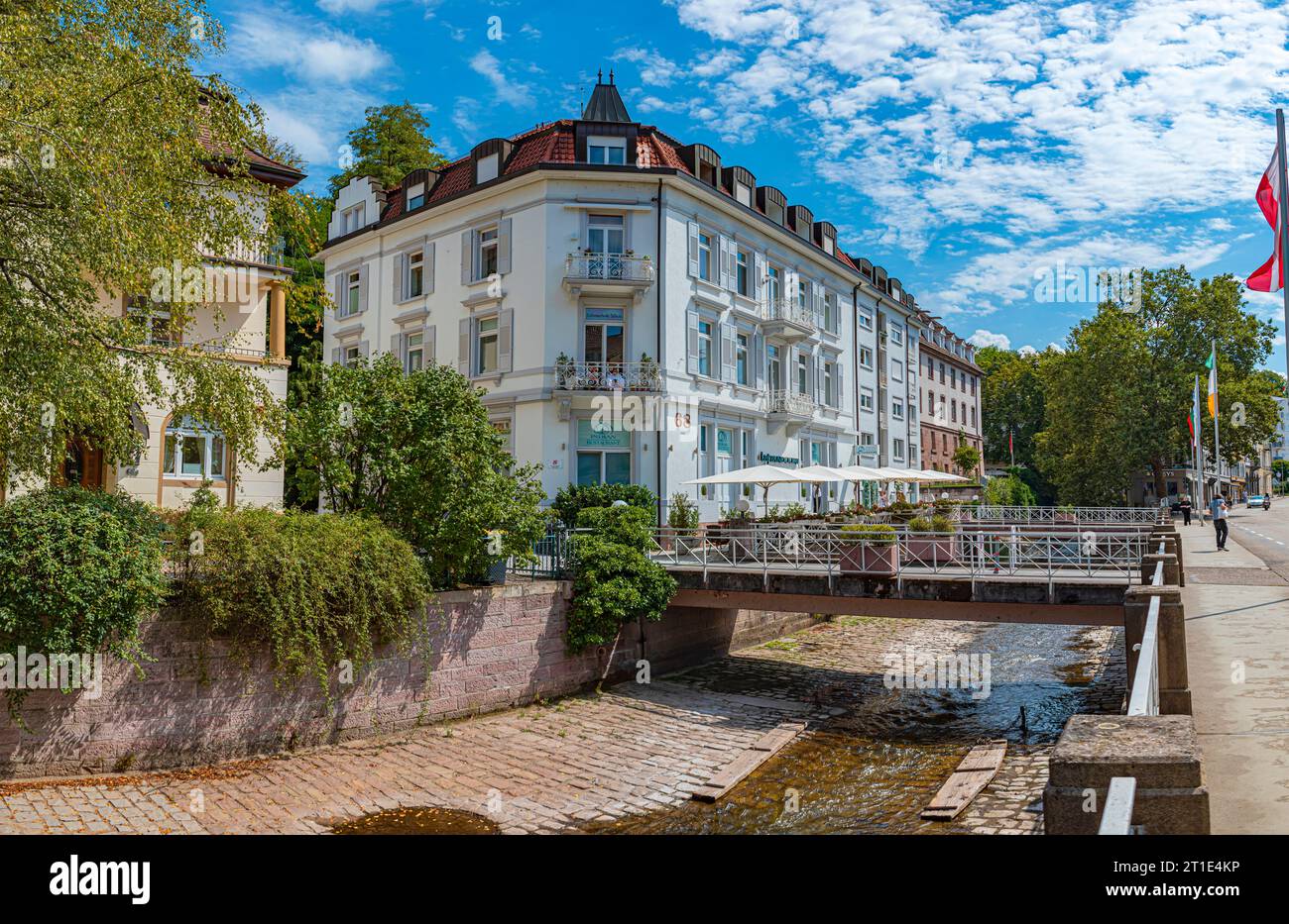 Oos-Ufer and Lange Straße in Baden-Baden, Baden-Wuerttemberg, Germany ...