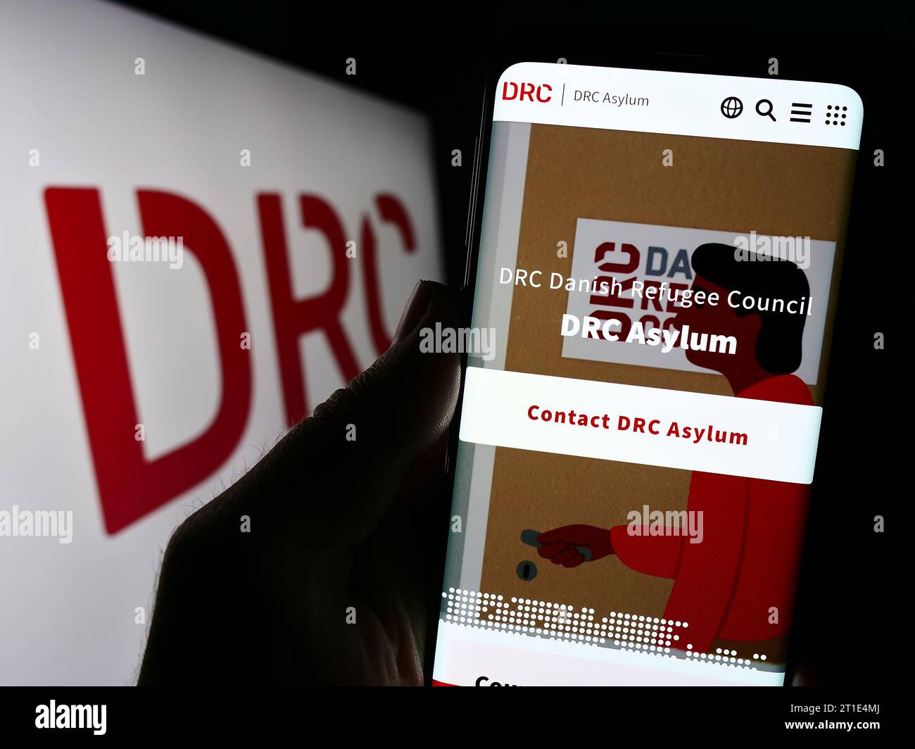 Danish refugee council logo hi-res stock photography and images - Alamy