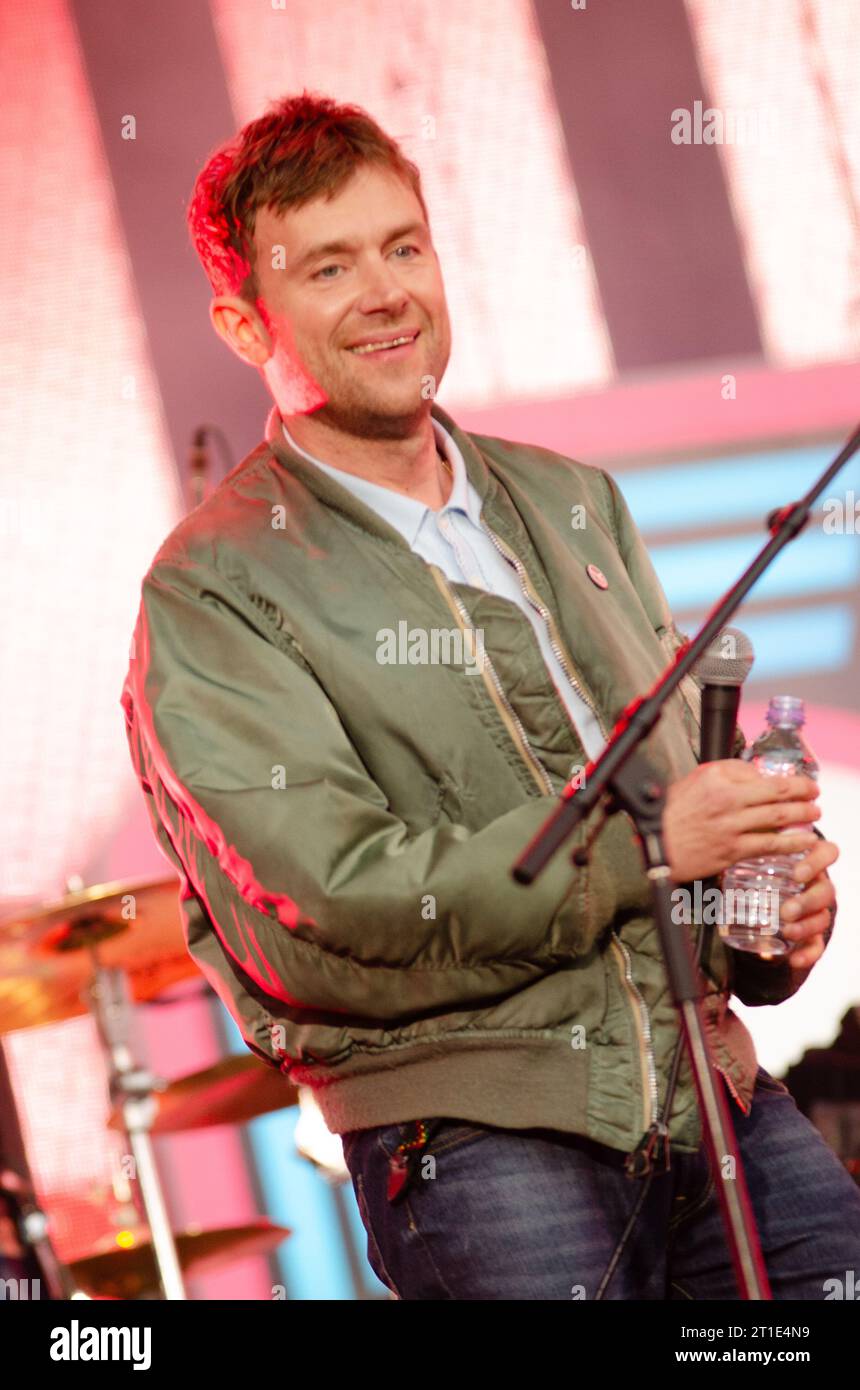 London, United Kingdom. 20th June 2015. Blur headline British Summer ...