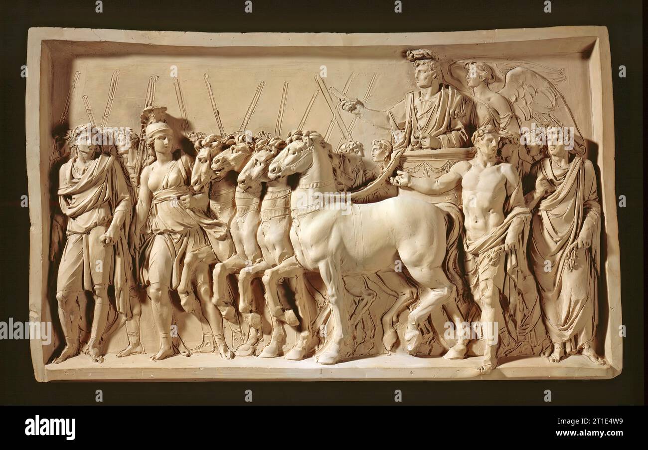 Scene from the Arch of Titus, c.1791 Stock Photo - Alamy