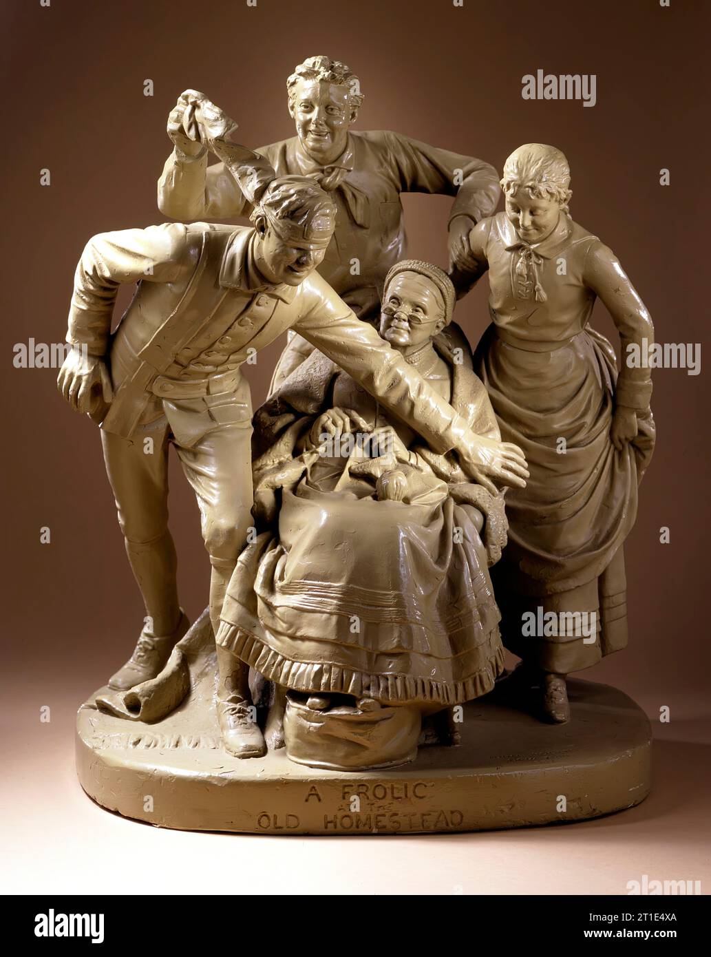 A Frolic at the Old Homestead, 1887 Stock Photo - Alamy