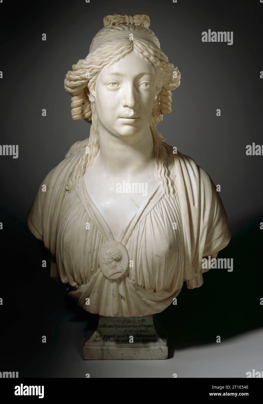 Portrait of Madame Roland, Probably 1792-1793 Stock Photo - Alamy