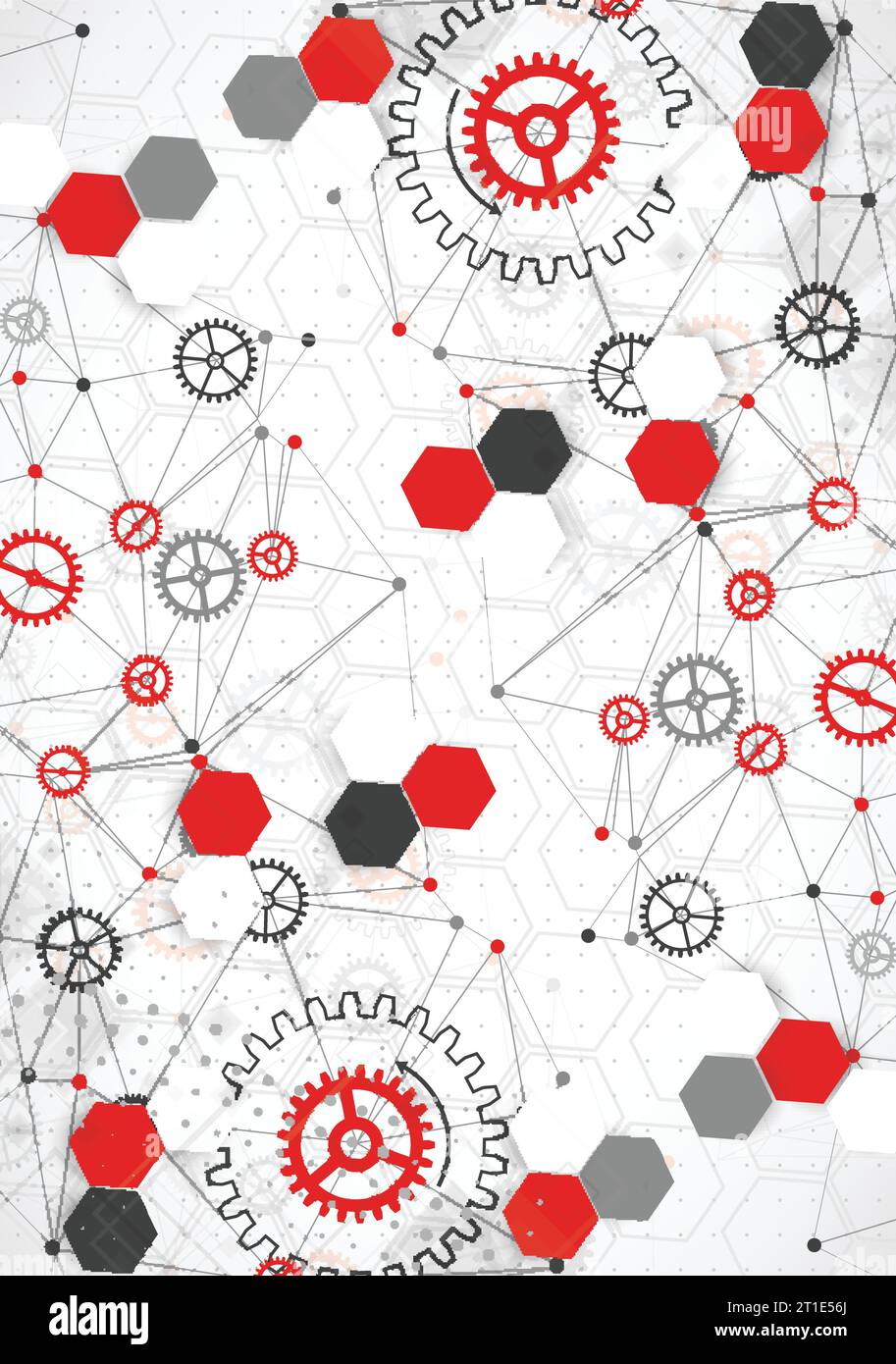 Abstract geometry technology background. Vector Stock Vector Image ...