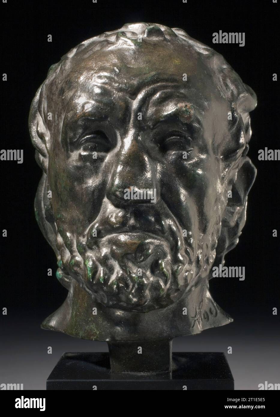 Man with the Broken Nose, Date of cast unknown (after 1917 Stock Photo ...