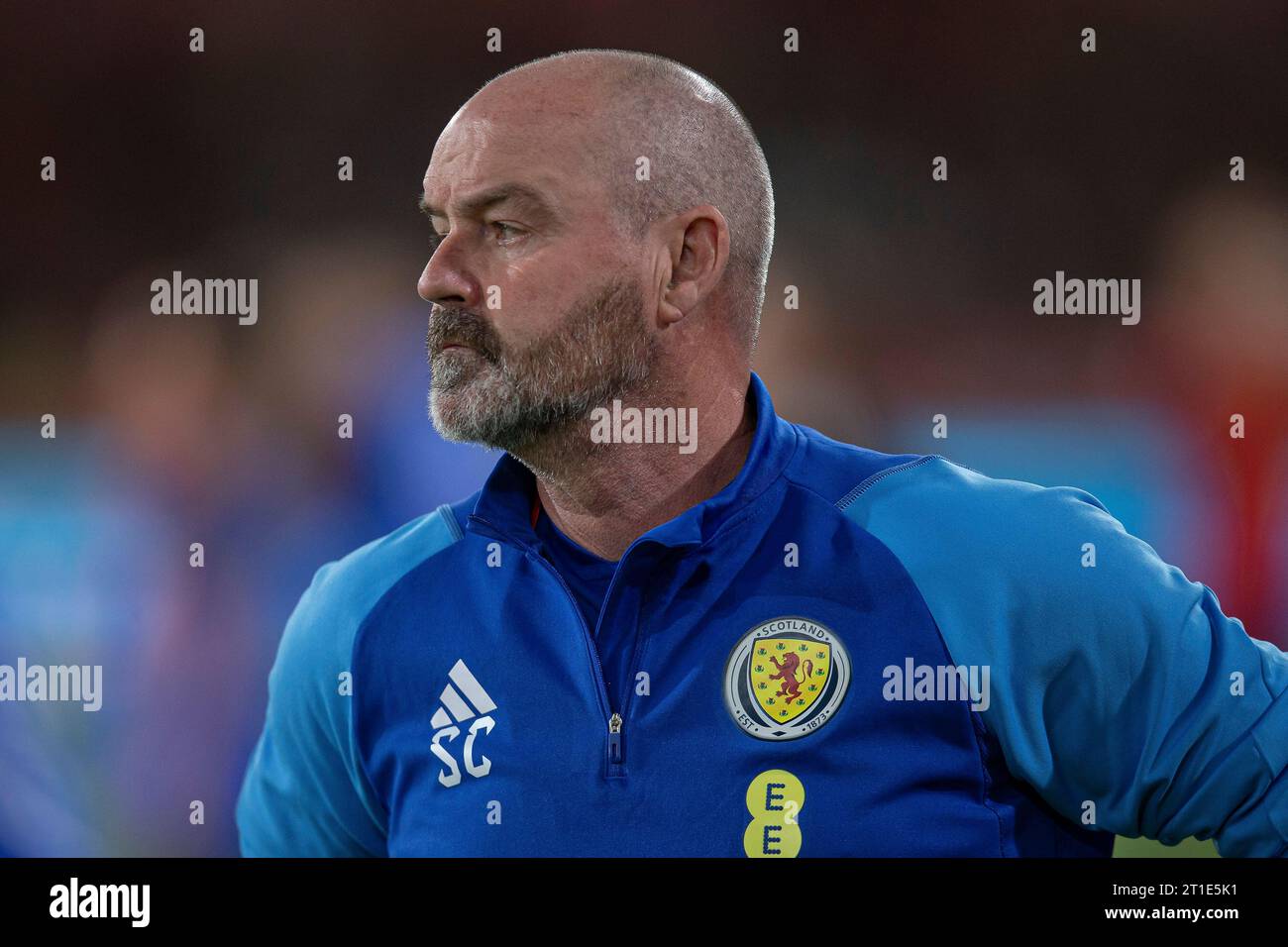 Scotland head coach Steve Clarke during the UEFA Euro 2024 Qualifying ...