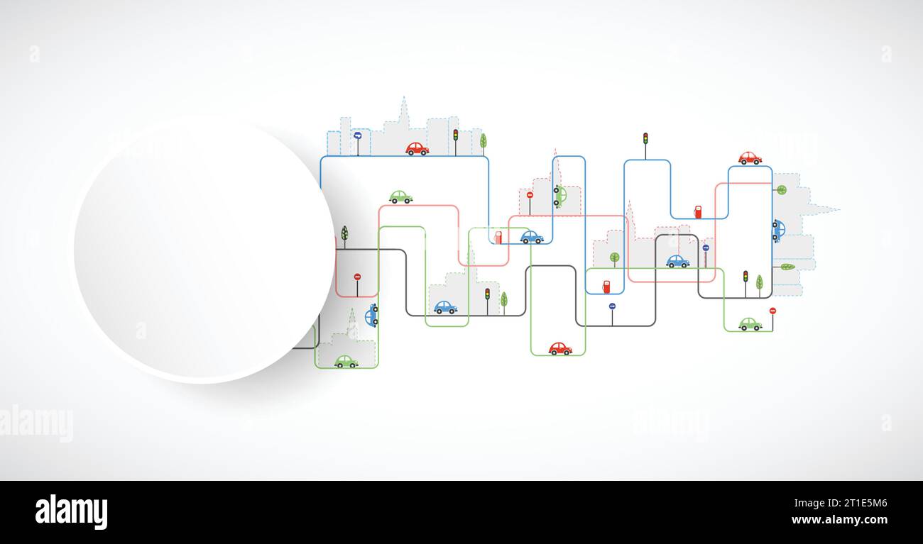 Abstract curve, city Stock Vector Images - Alamy