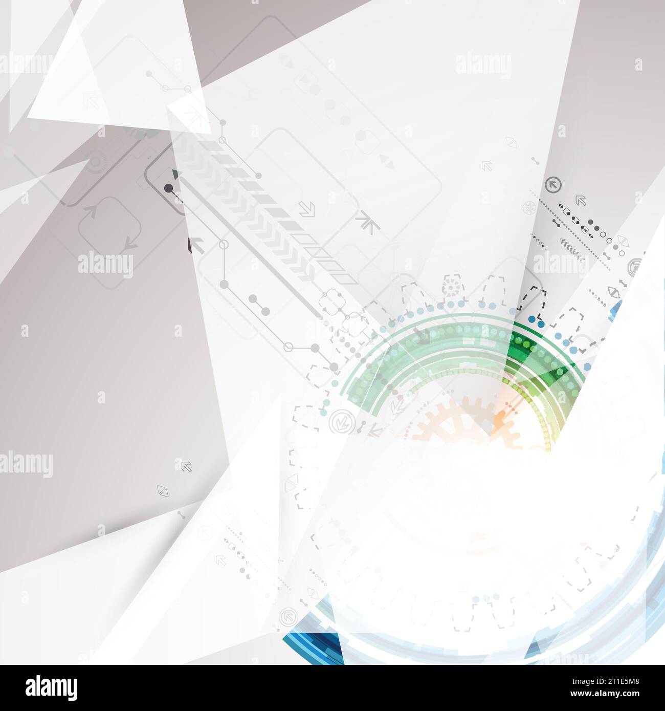 Abstract geometry technology background. Vector Stock Vector Image ...