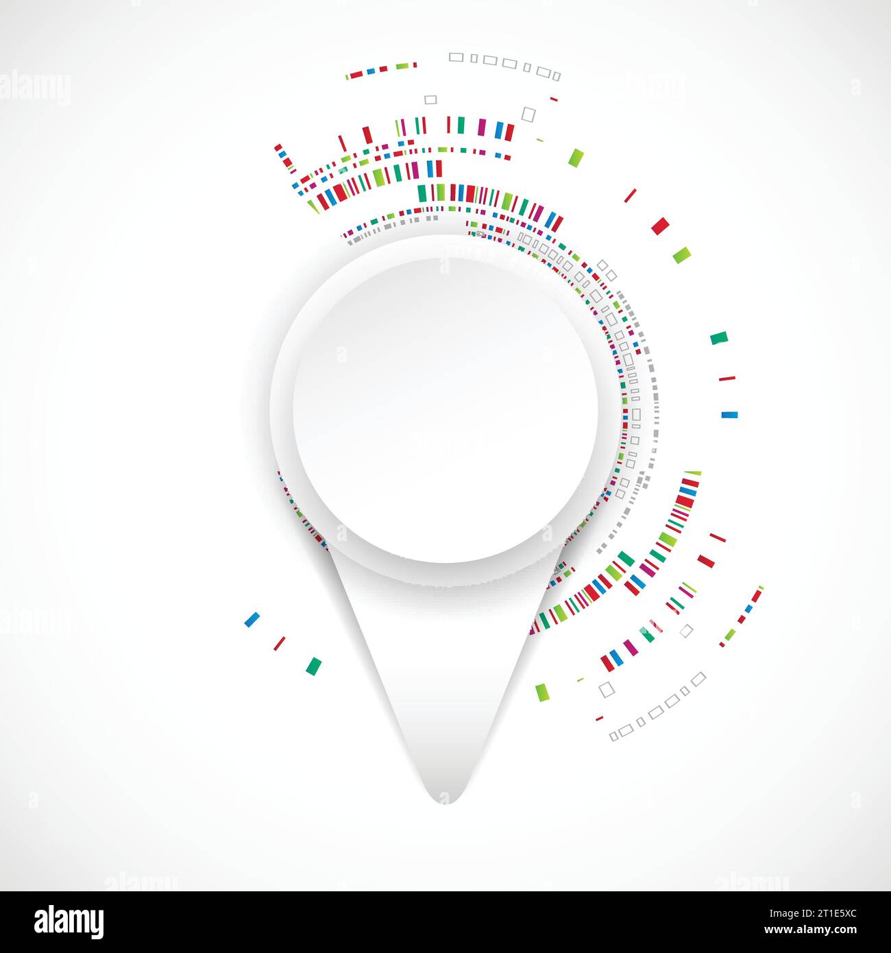Abstract technology color pointer. Vector illustration Stock Vector ...