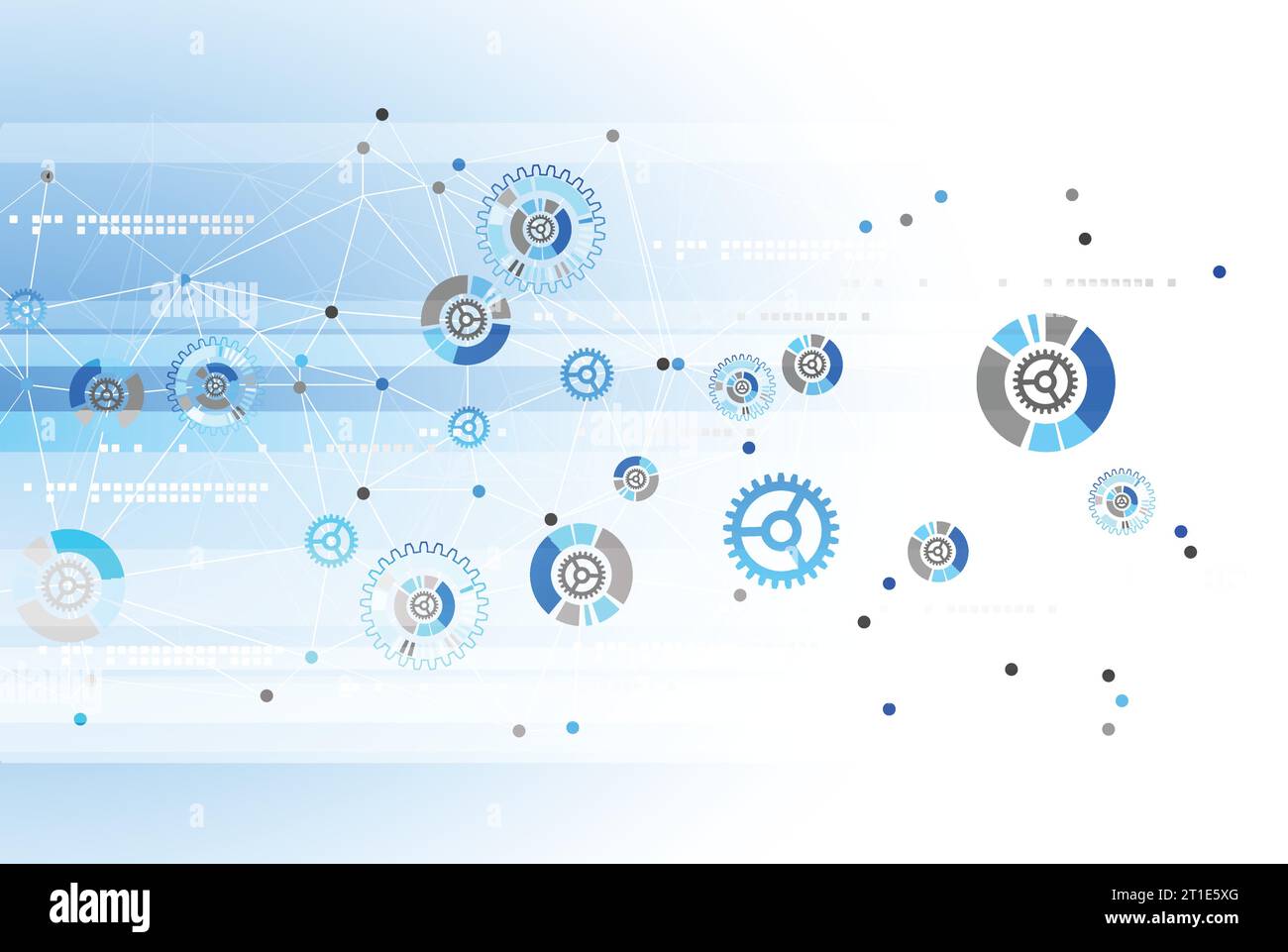 Abstract blue color technology background. Vector Stock Vector Image ...