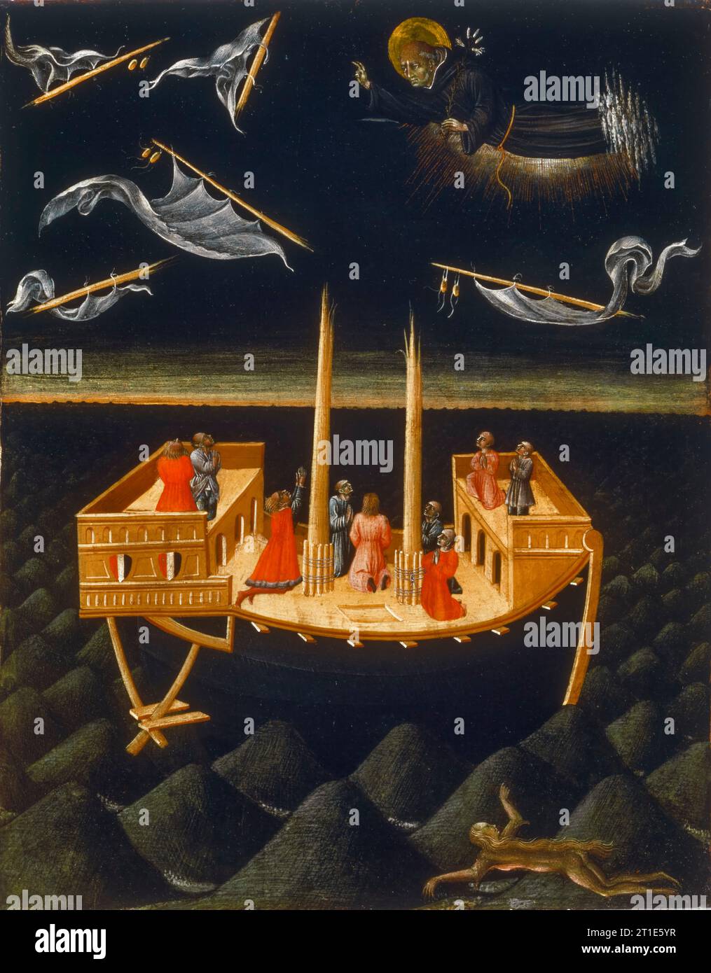 Giovanni di Paolo, Saint Nicholas of Tolentino Saving a Shipwreck ...