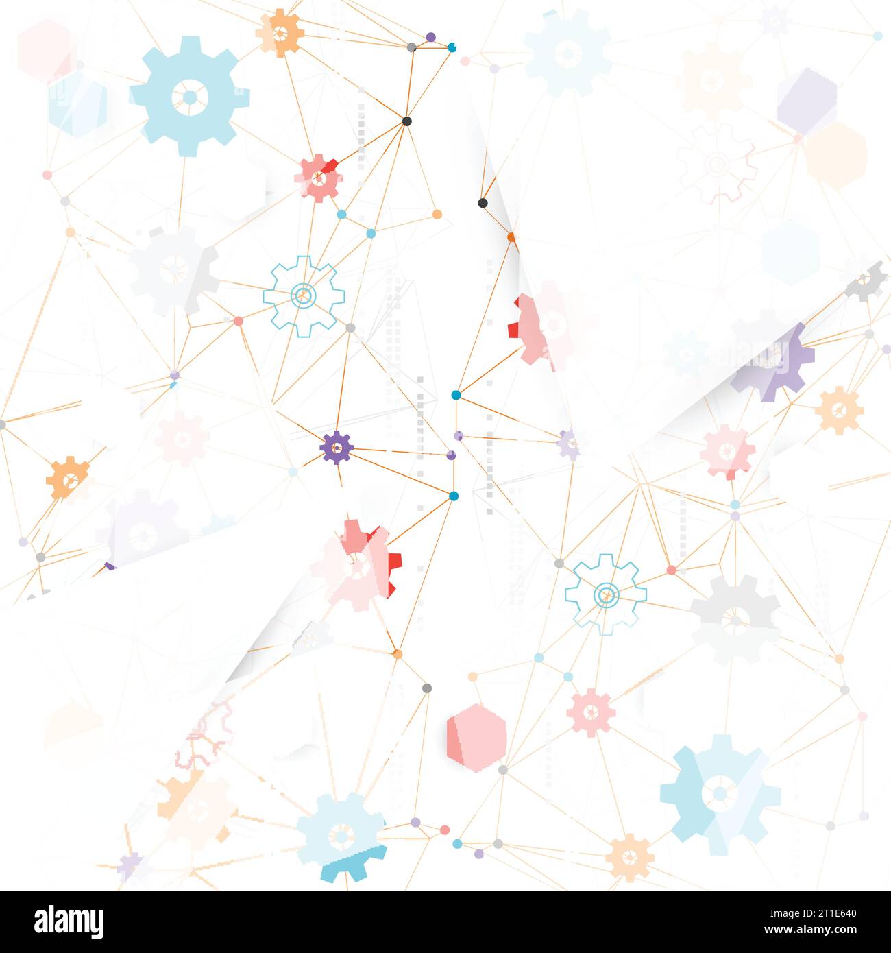 Abstract engineering technology background. Vector illustration Stock ...